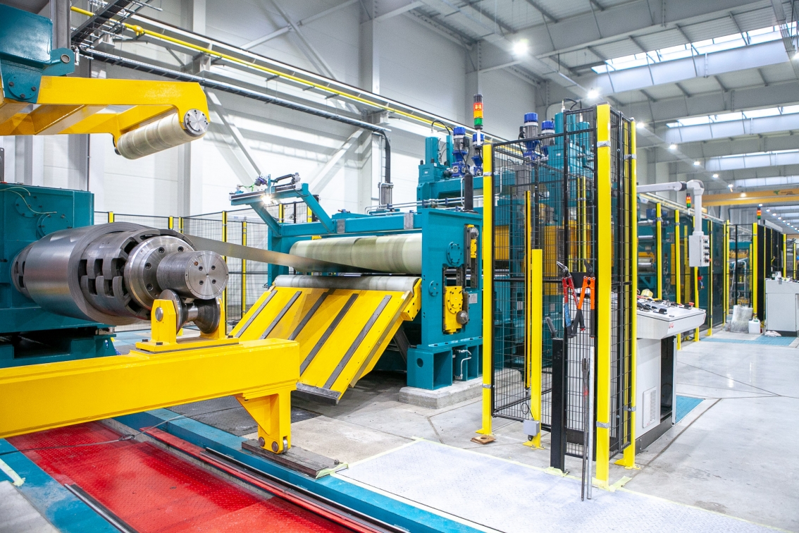 ACP III for line cross cutting. Steel Service Center | Tesko Steel